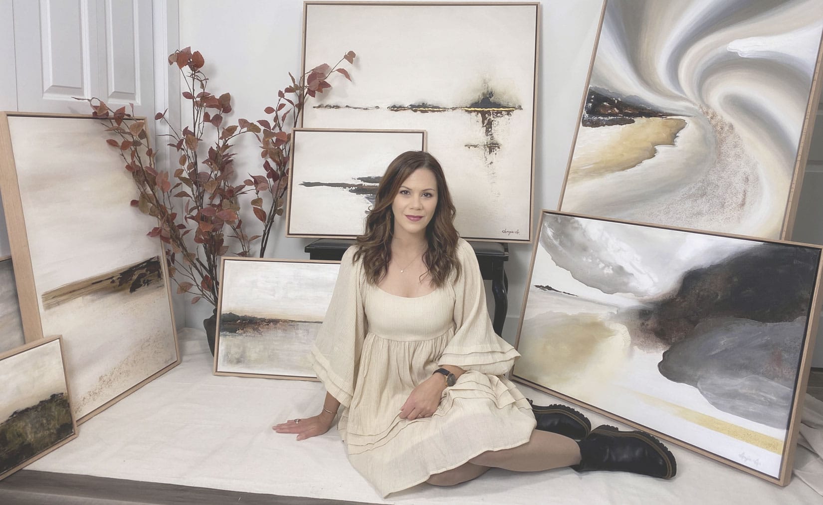 Art by Angie A - Abstract artist from PEI, Canada.